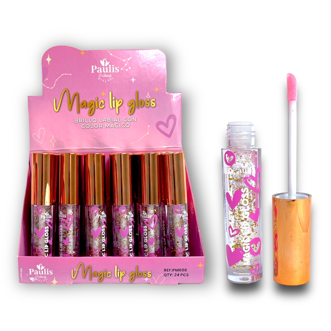 BRILLO MAGICO PAULIS PM608 (BOX X 24 UNIDADES) | Paulis Makeup